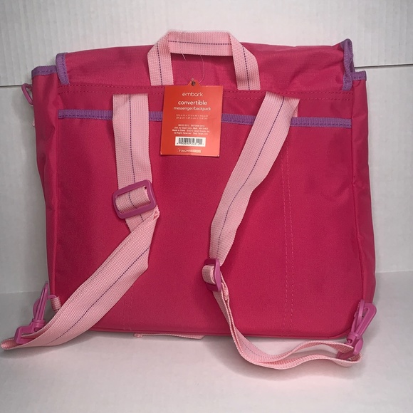 Embark | Accessories | Embark Girls Backpack Messenger Bag Convertible ...